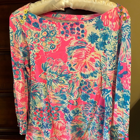 Lilly Pulitzer | Tops | Lilly Pulitzer 34 Sleeve Shirt | Poshmark